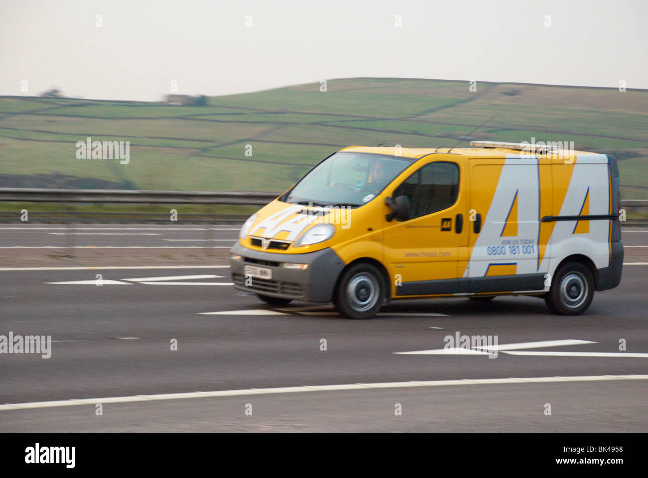 Aa van on motorway hi-res stock photography and images - Alamy
