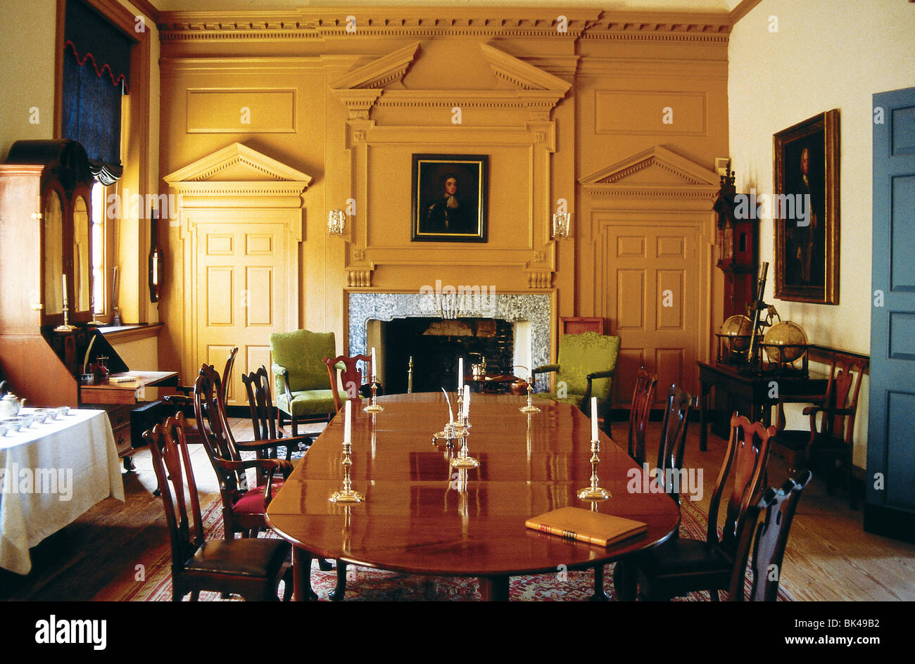 The interior of historic Independence Hall Governor's Council Chamber ...