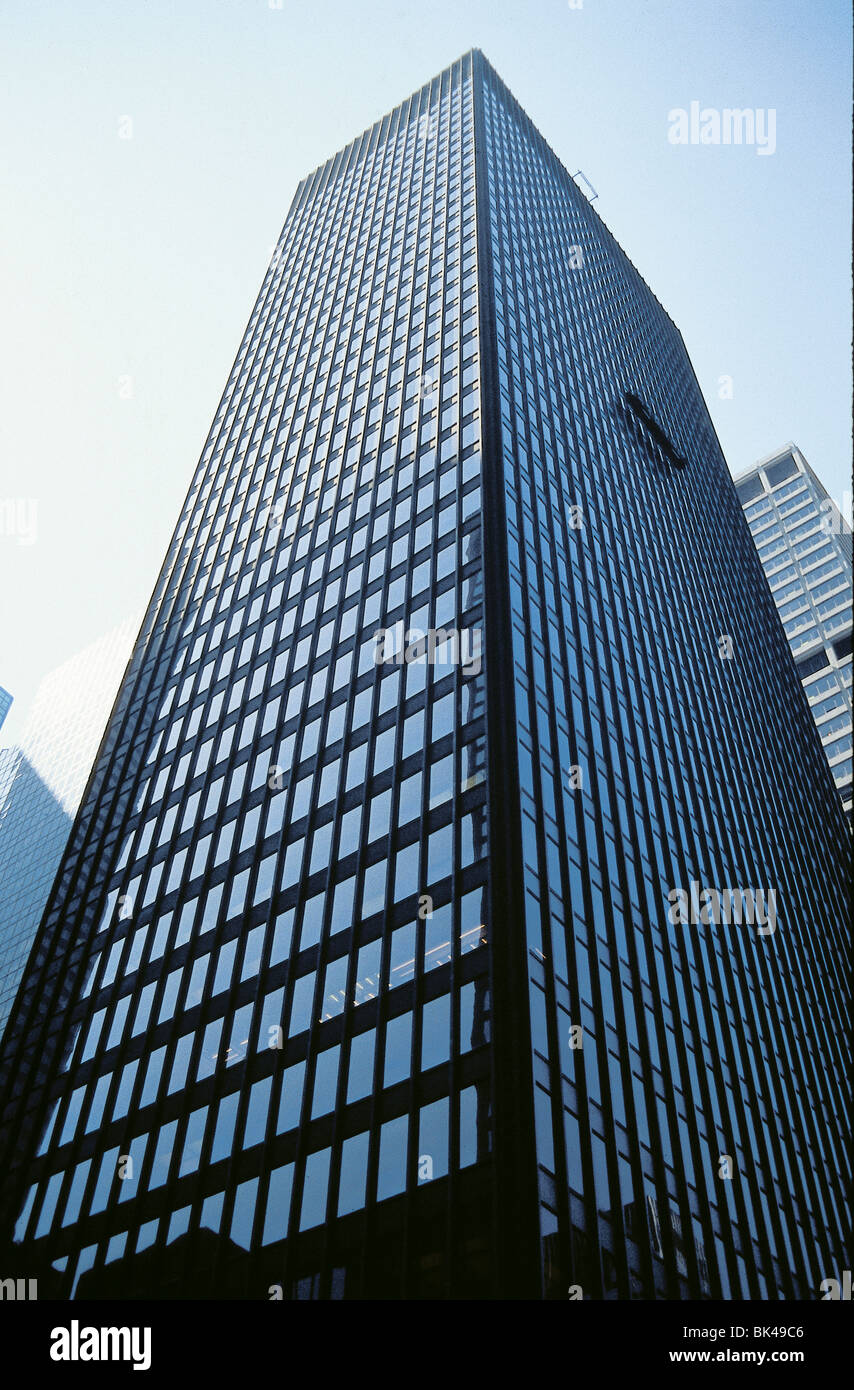 Seagram's Building in New York City was built in 1958, the architects ...