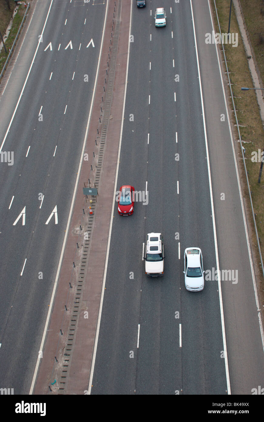 Cars on the M62 motorway Stock Photo - Alamy