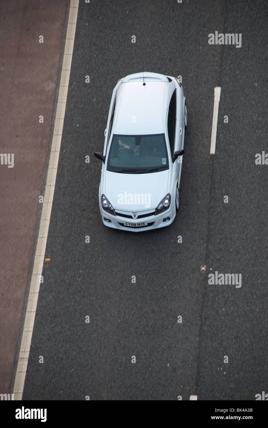 Car on the M62 motorway Stock Photo - Alamy