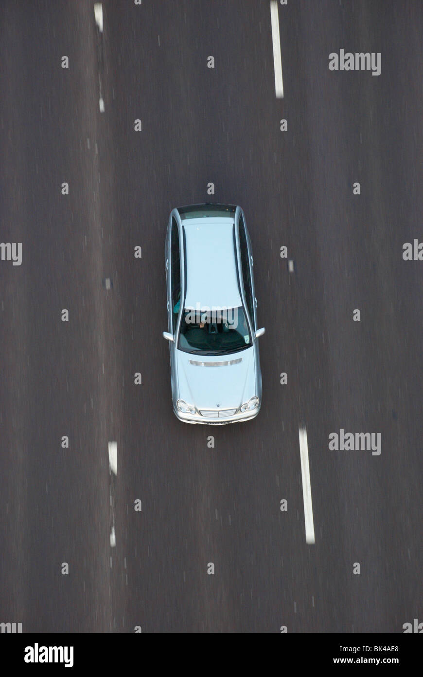 Car on the M62 motorway Stock Photo - Alamy