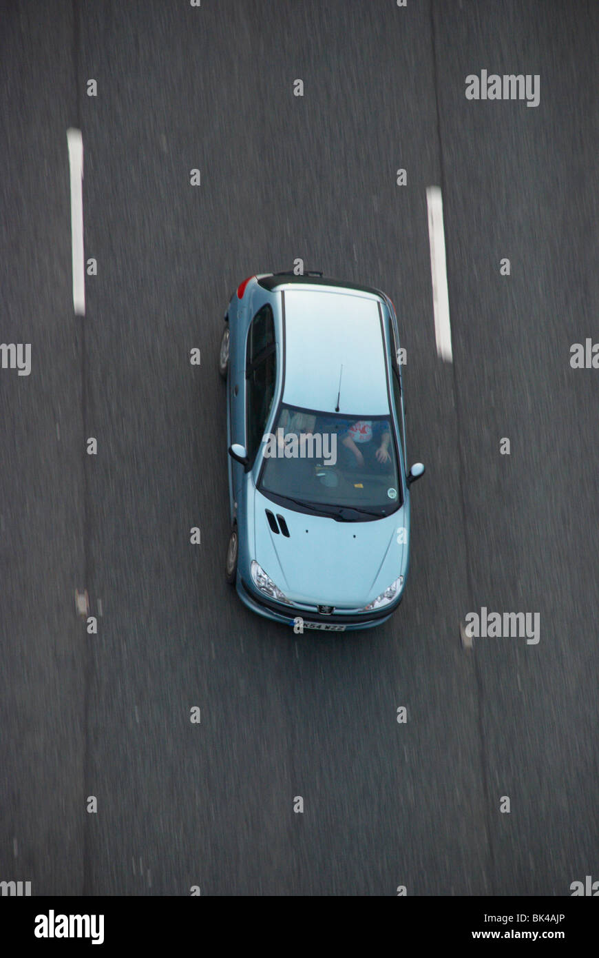Car on the M62 motorway Stock Photo - Alamy