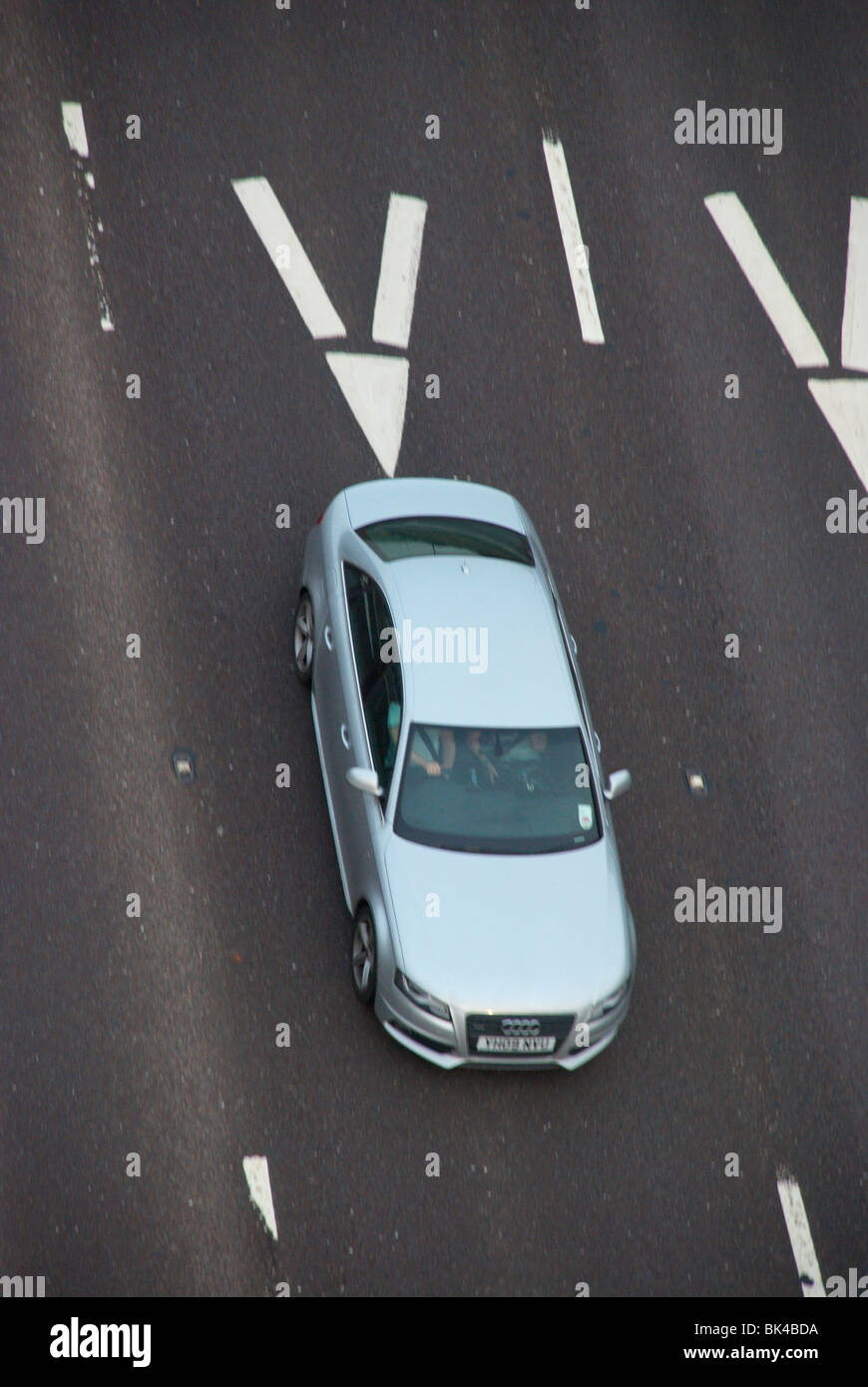 Audi saloon car on the M62 motorway Stock Photo - Alamy