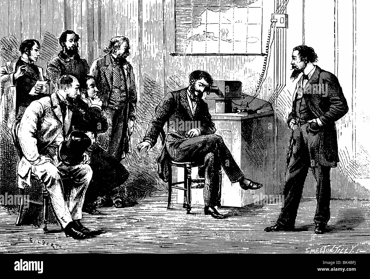 Alexander graham bell first telephone hi-res stock photography and ...