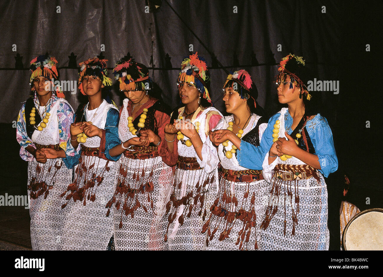 Cultural dance performance, Marrakesh, Morocco Stock Photo - Alamy