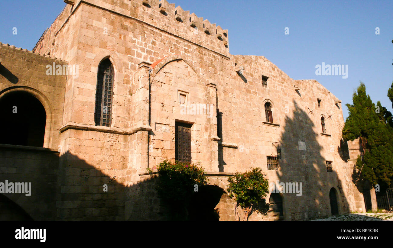 Greece, Rhodes, Rhodes City, The old town of Rhodes, the fortified ...