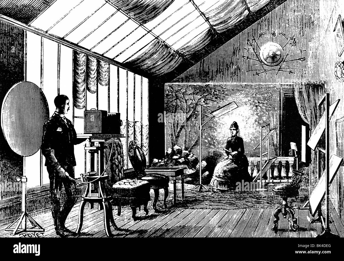 Period studio Black and White Stock Photos & Images - Alamy