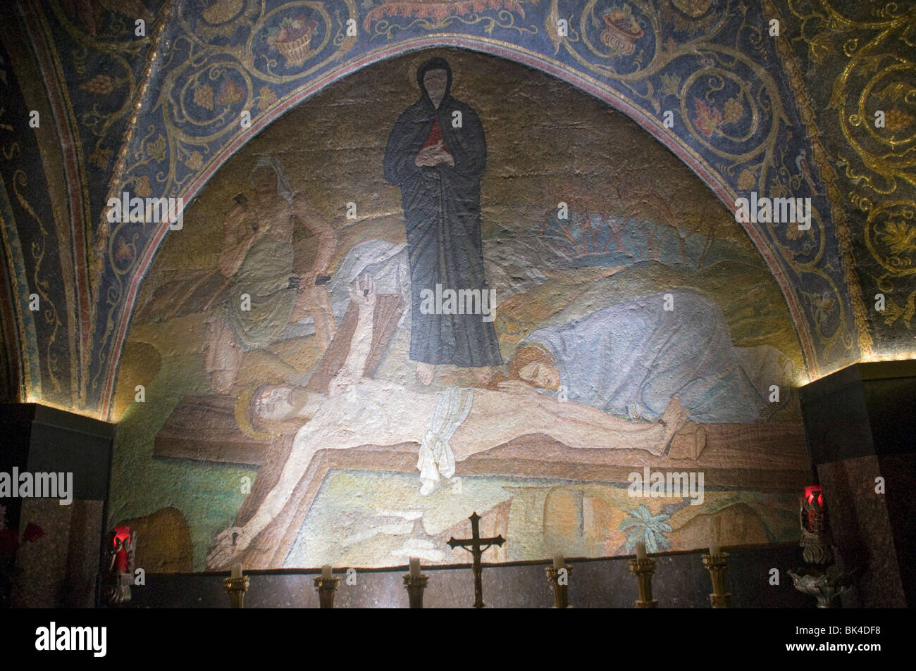 Israel, Jerusalem Old City, Golgotha, Calvary, the Twelfth Station of ...