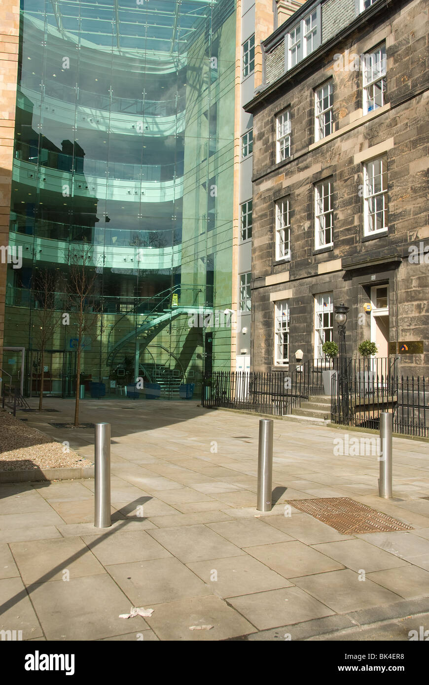 Old and New Buildings Stock Photo - Alamy