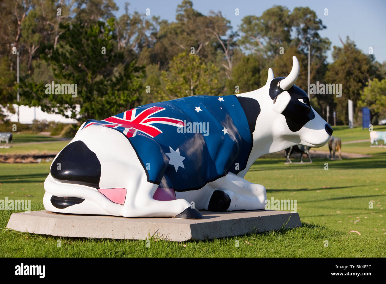 Cows as part of the Moooving Art project to promote Shepperton as the ...
