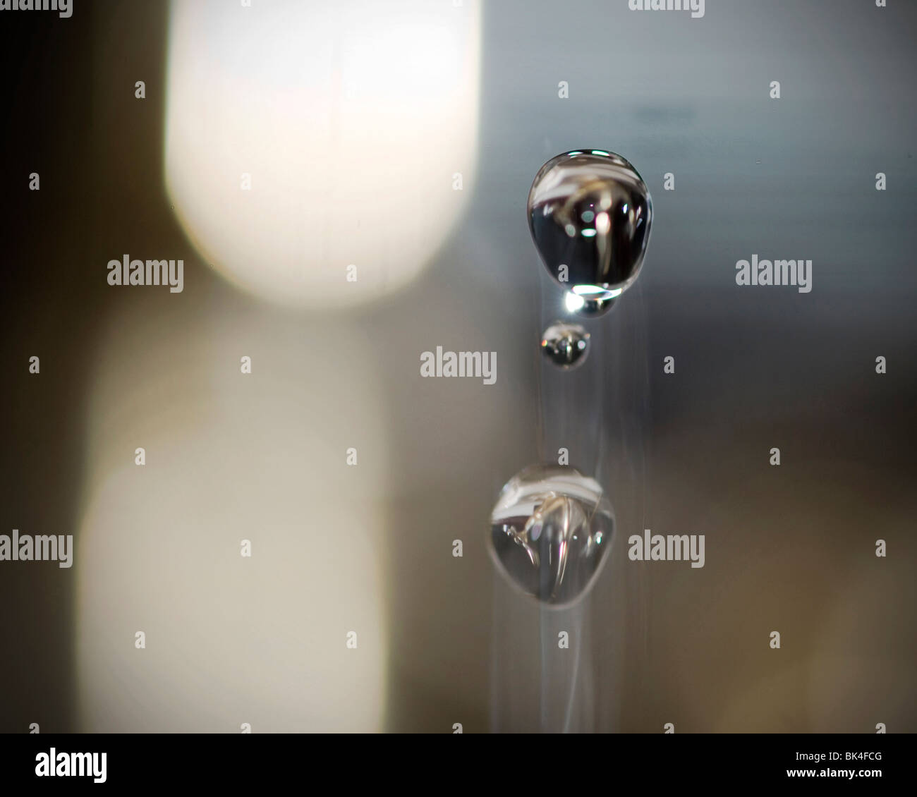 Water droplets and trails Stock Photo - Alamy