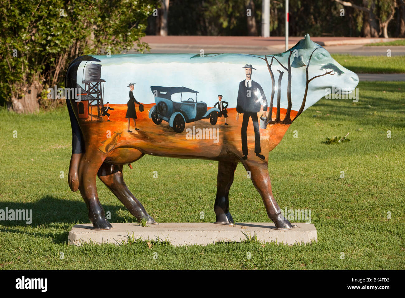 Cows as part of the Moooving Art project to promote Shepperton as the ...