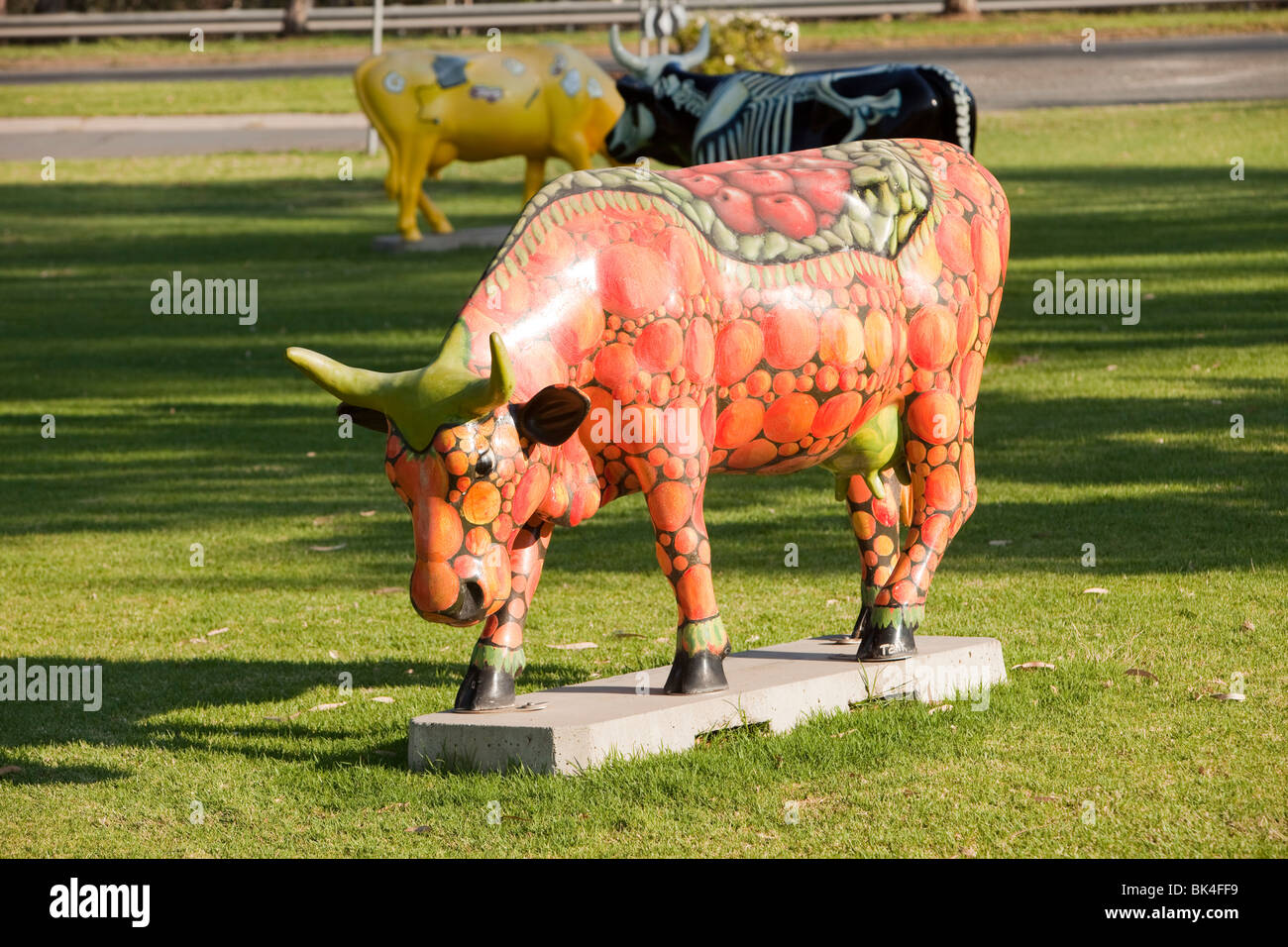 Cows as part of the Moooving Art project to promote Shepperton as the ...
