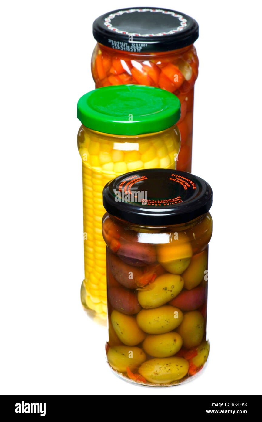 object on white - food pot with olive Stock Photo - Alamy