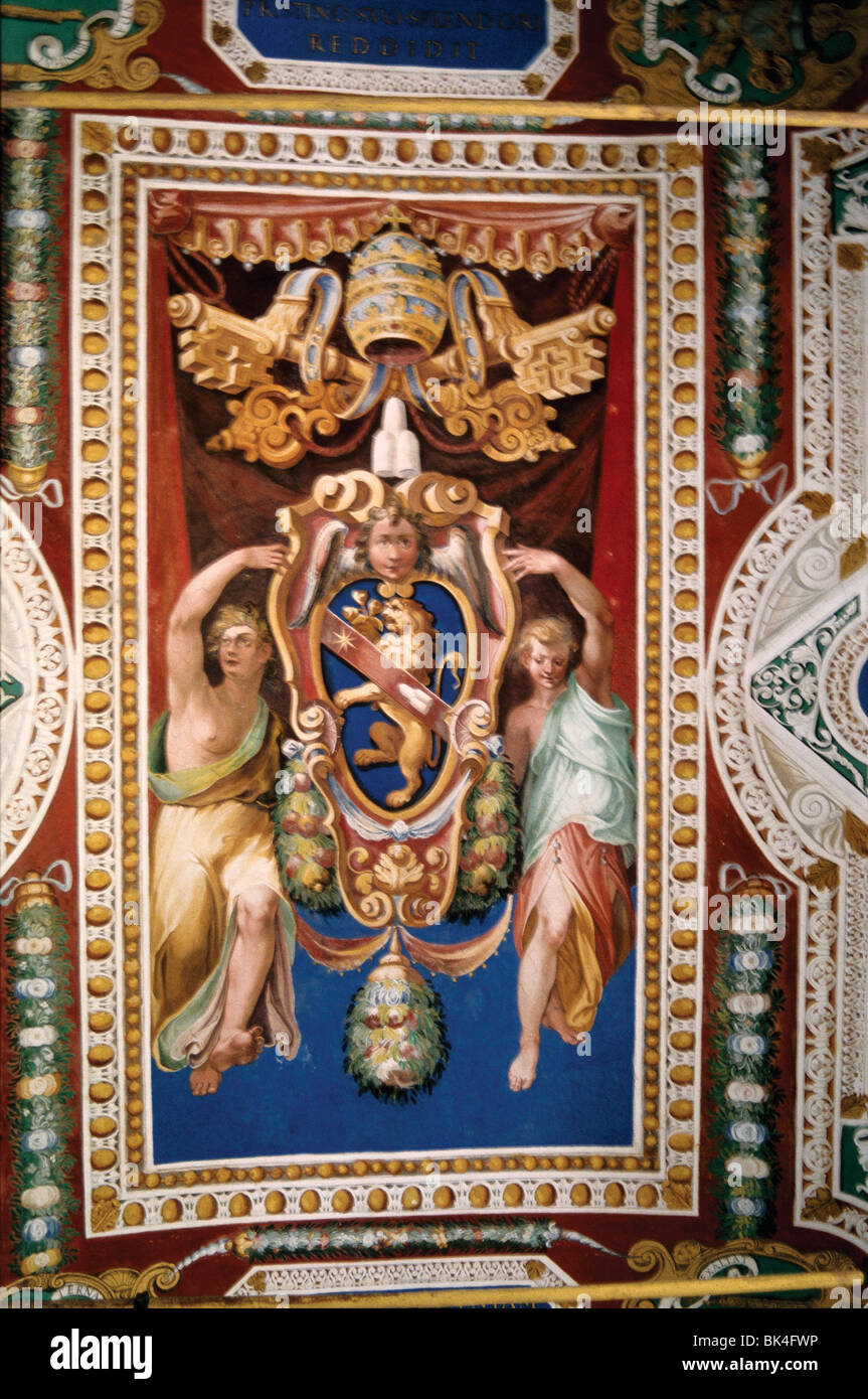 Ceiling Painting at the Vatican, Rome Stock Photo - Alamy