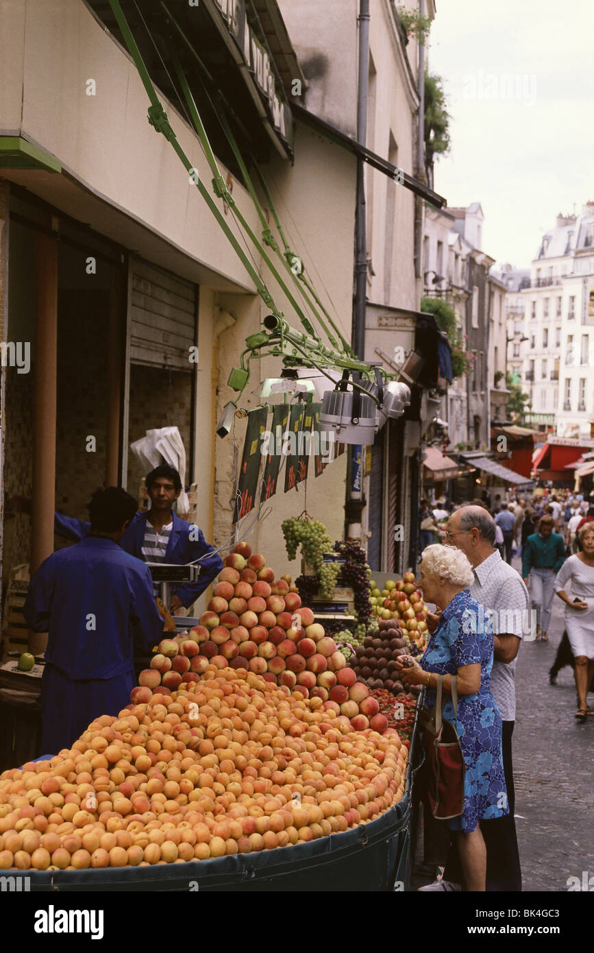 Fruit Market, Paris Stock Photo - Alamy