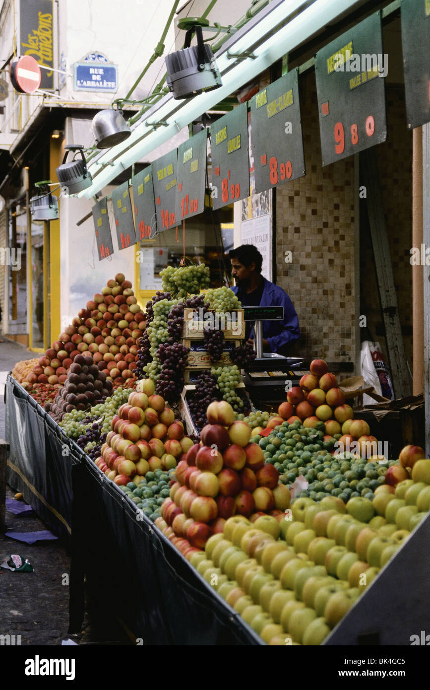 Fruit Market, Paris Stock Photo - Alamy