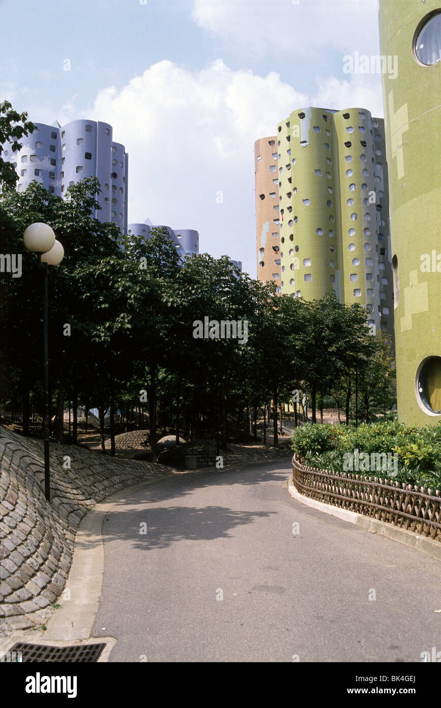 Built in 1977 the Tours Aillaud is a group of residential buildings ...