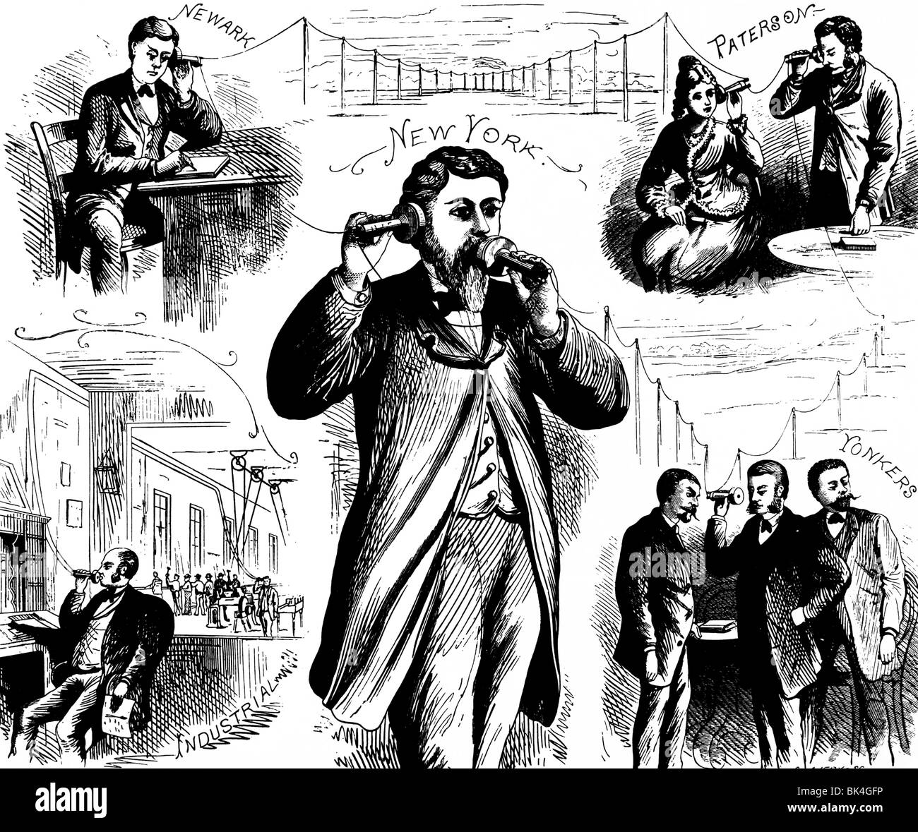 Bell telephone hi-res stock photography and images - Alamy