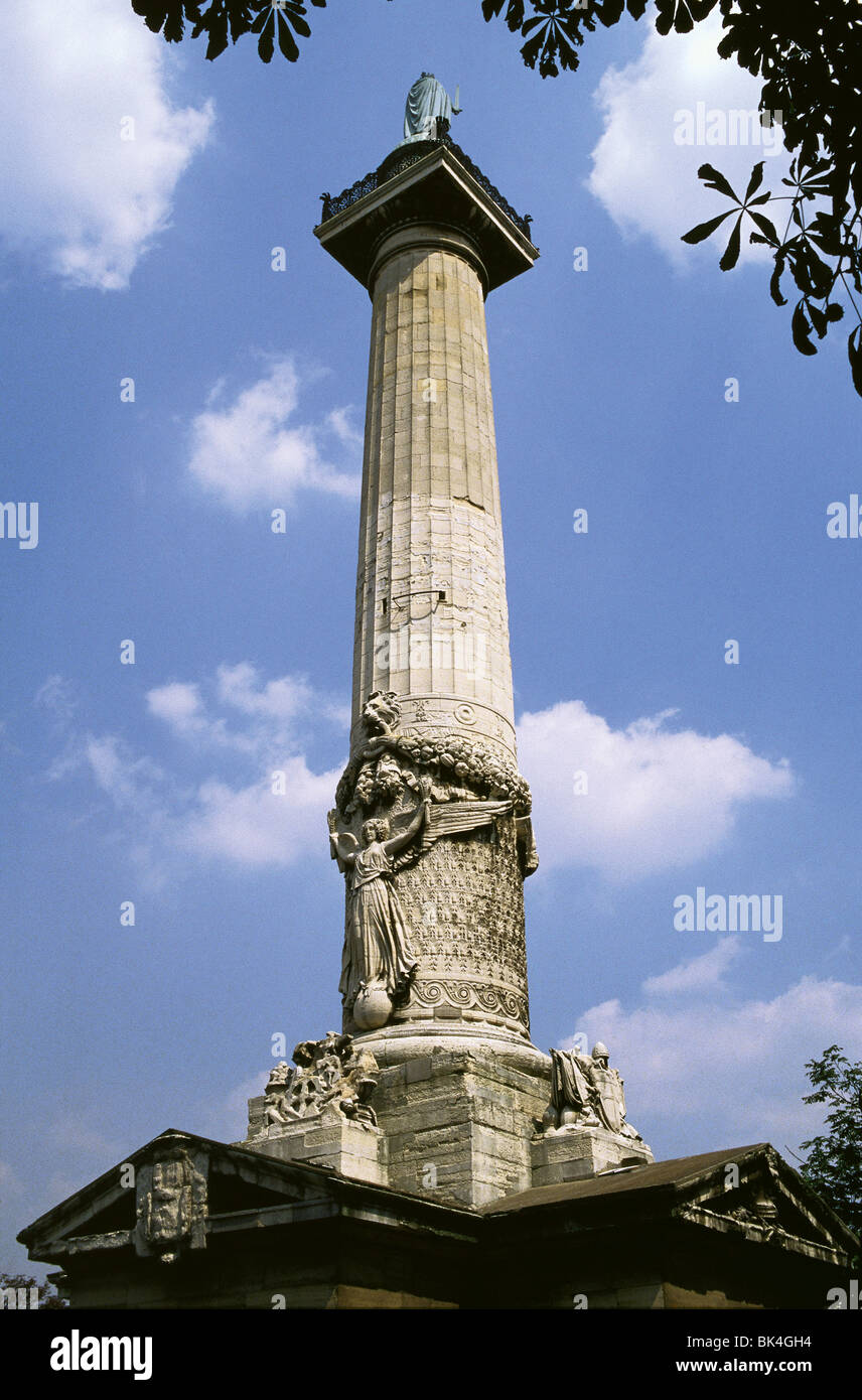 Place de la Nation Column, Paris Stock Photo - Alamy