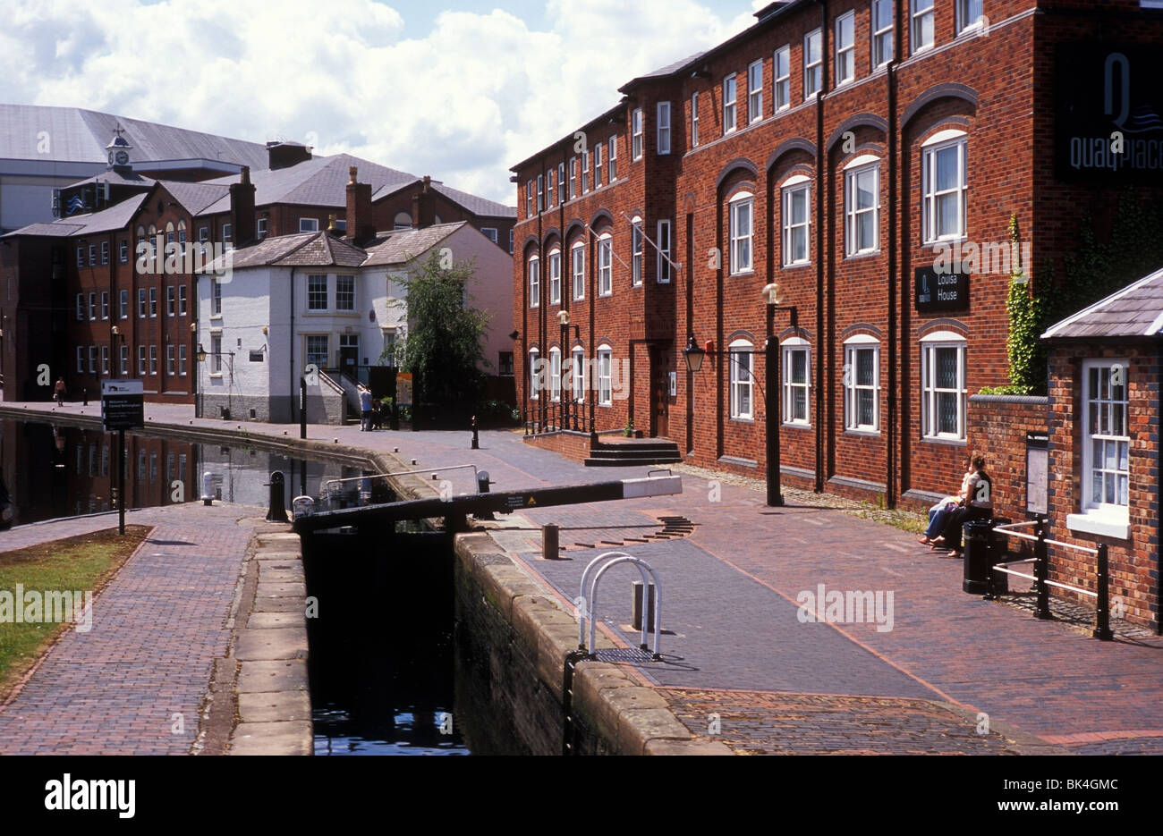 Birmingham and Fazeley Canal Birmingham West Midlands UK Stock Photo ...