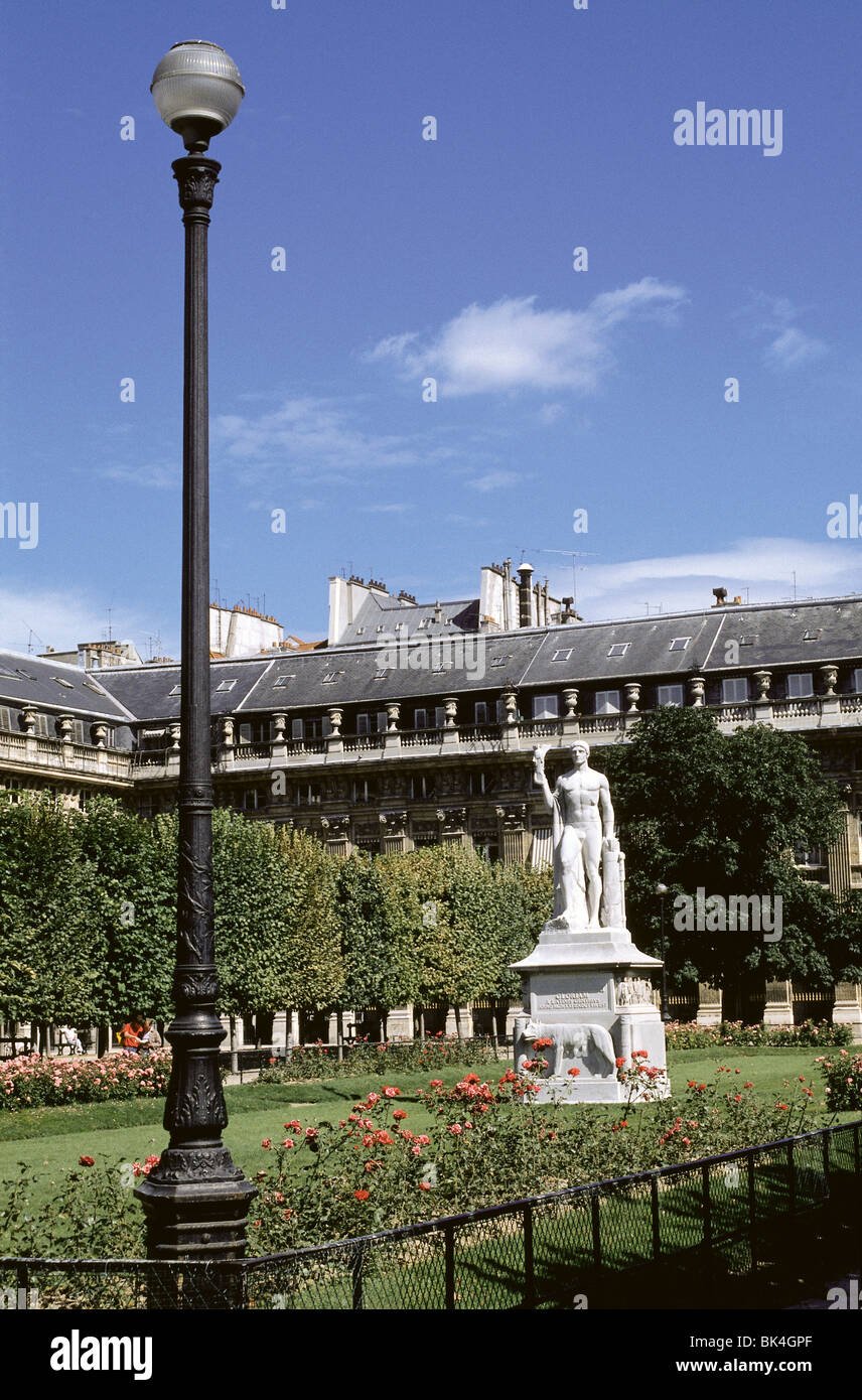 Palais Royal Courtyard in Paris, France Stock Photo - Alamy