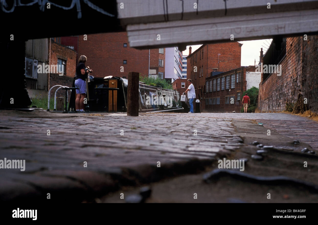 Birmingham and Fazeley Canal Birmingham West Midlands UK Stock Photo ...