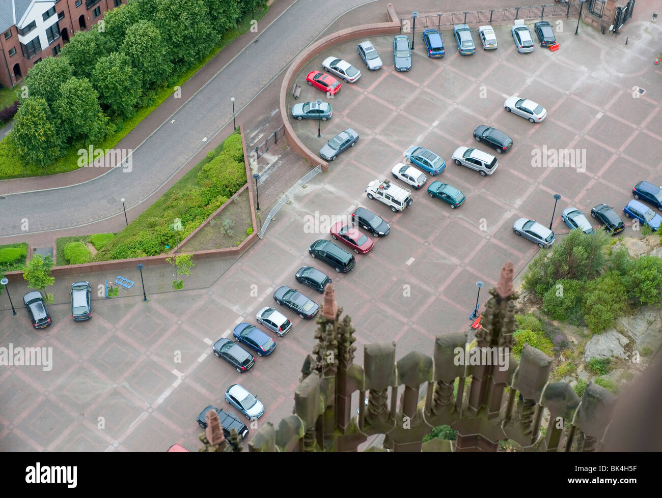 Car from above hi-res stock photography and images - Alamy