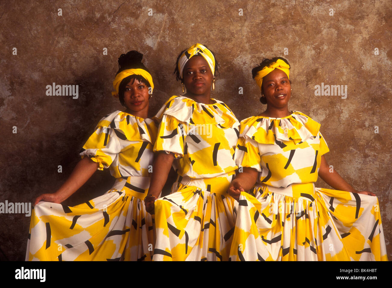 Guyanese dancers portrait Stock Photo - Alamy