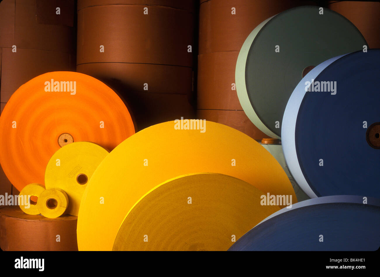 Large paper rolls hi-res stock photography and images - Alamy