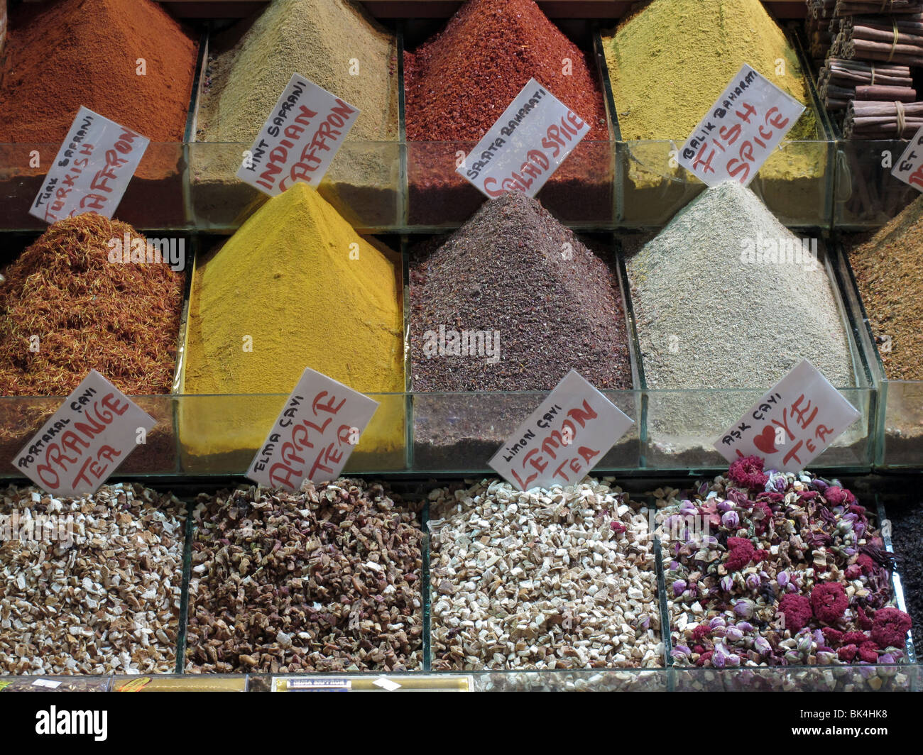 spices in Grand Bazaar; Turkey Stock Photo - Alamy