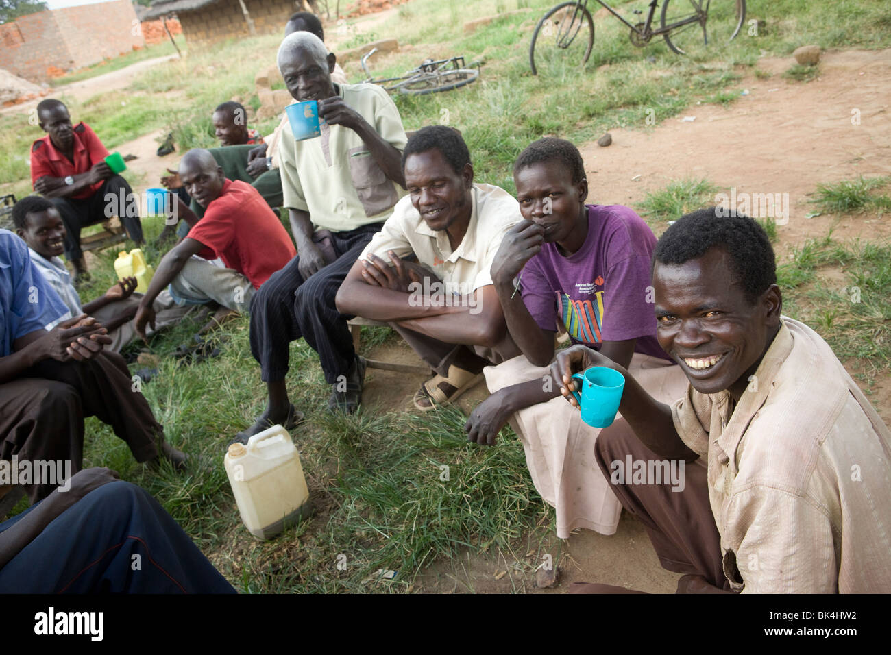 Ugandan man laughing hi-res stock photography and images - Alamy