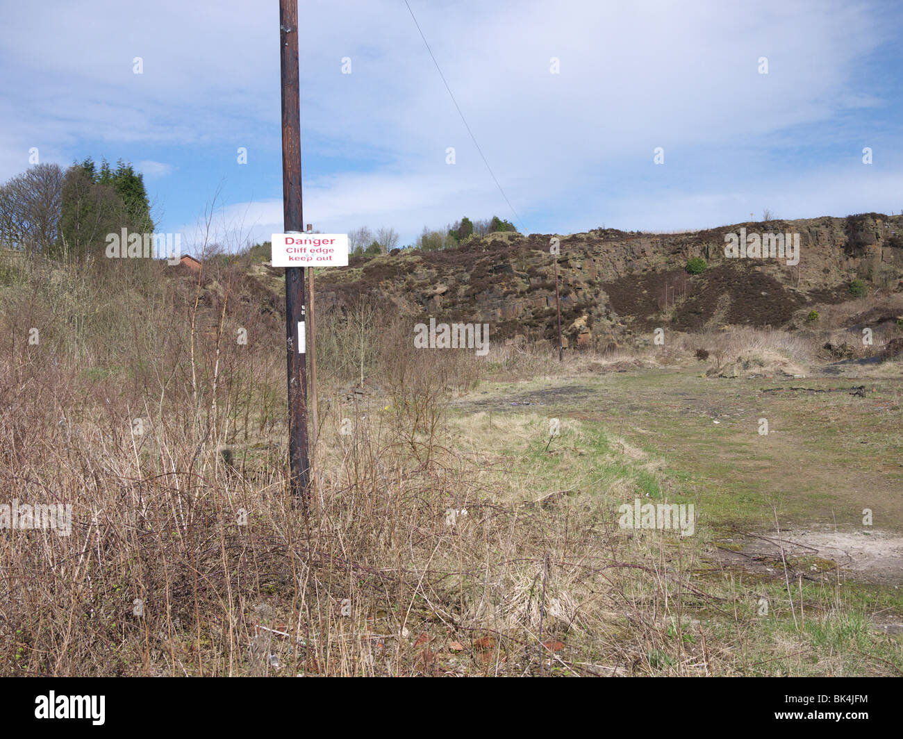 Quarry in Sprinhead Oldham Stock Photo - Alamy
