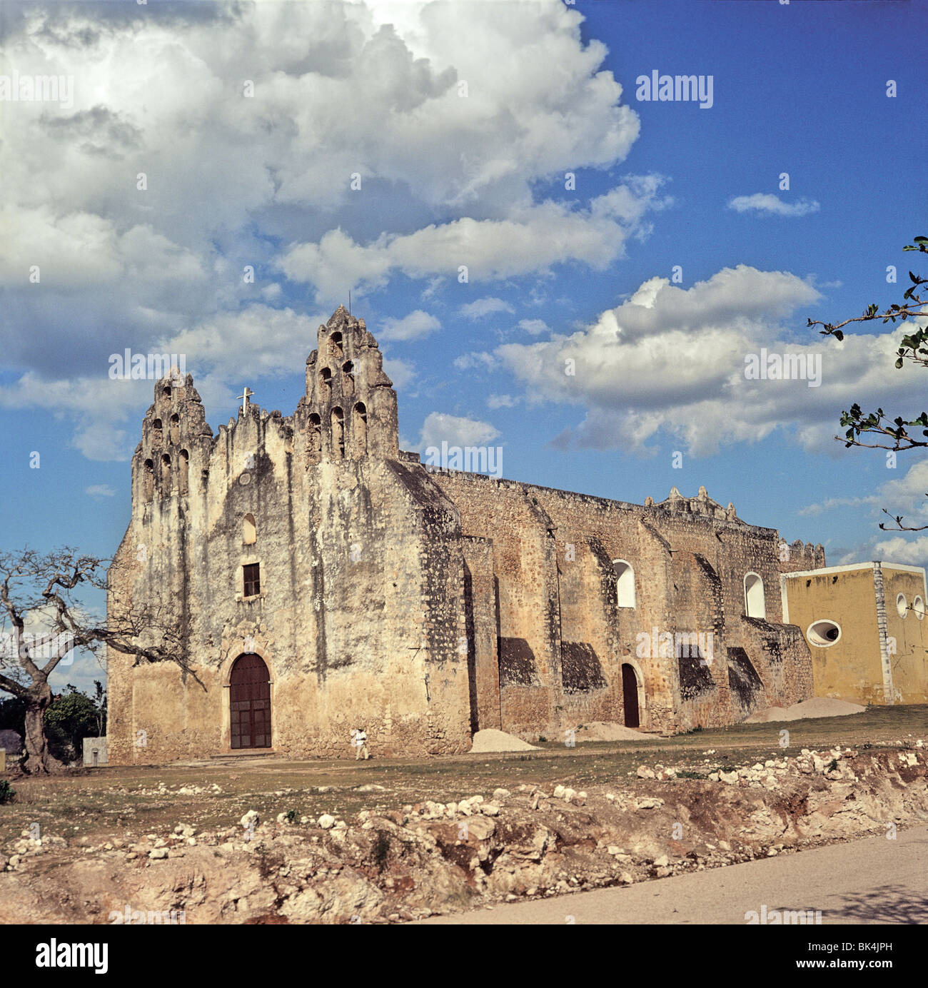 Franciscan Church of Muna in the Mexican State of Yucatan, Mexico Stock ...