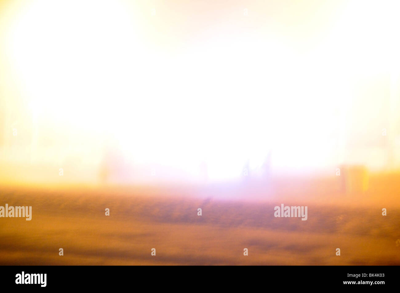 Over exposed bright light on Barcelona beach Stock Photo - Alamy