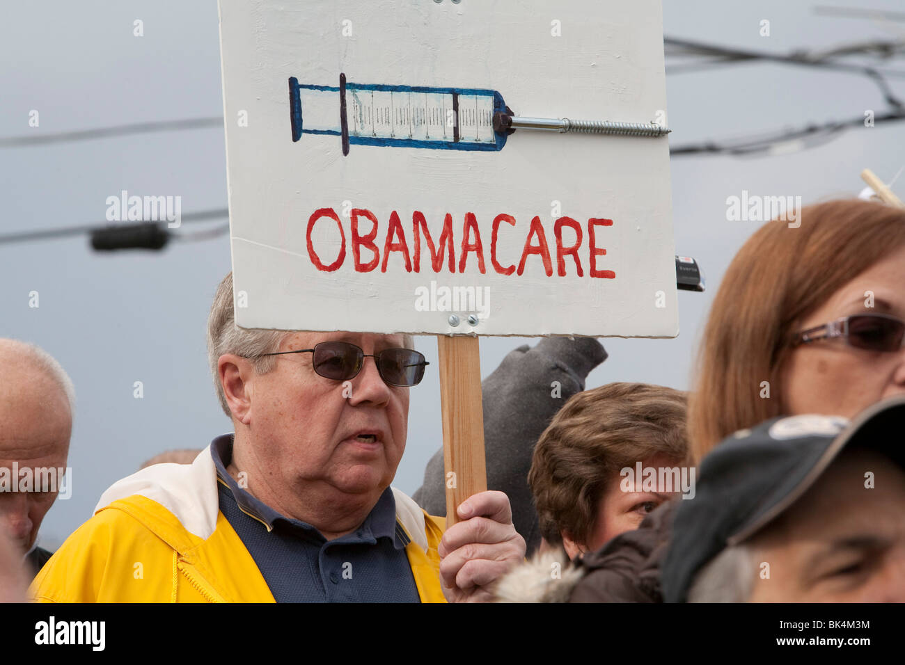 A Tea Party Express rally in suburban Detroit Stock Photo - Alamy