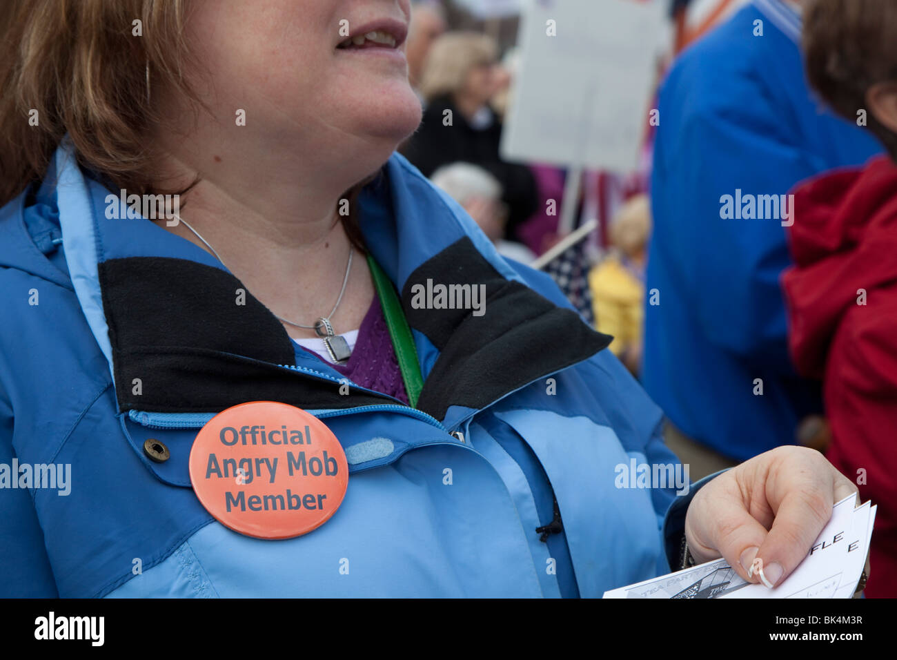 A Tea Party Express rally in suburban Detroit Stock Photo - Alamy