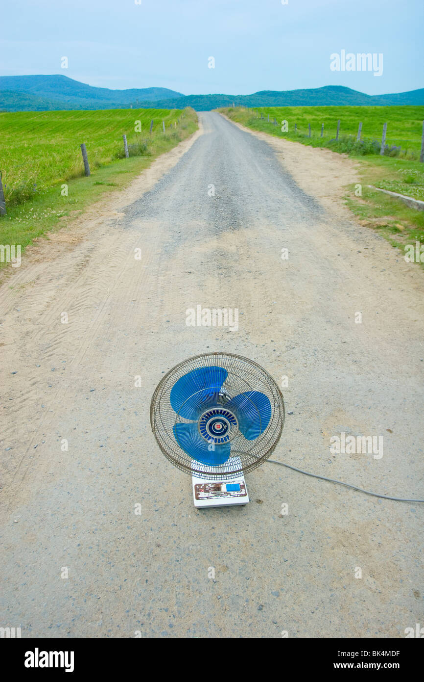 Old fashioned fan on a rural road Stock Photo - Alamy