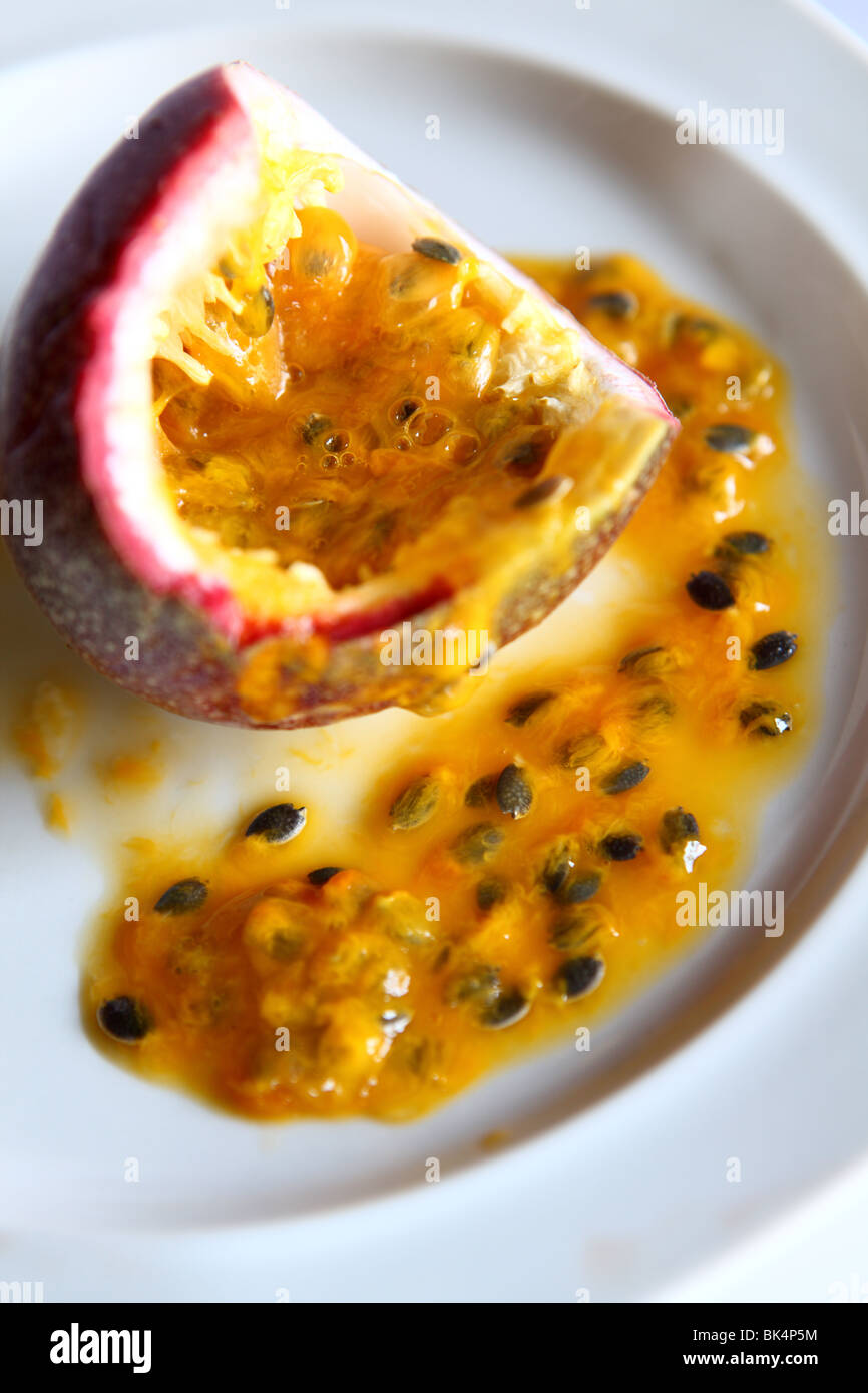 Passion fruit inside hi-res stock photography and images - Alamy