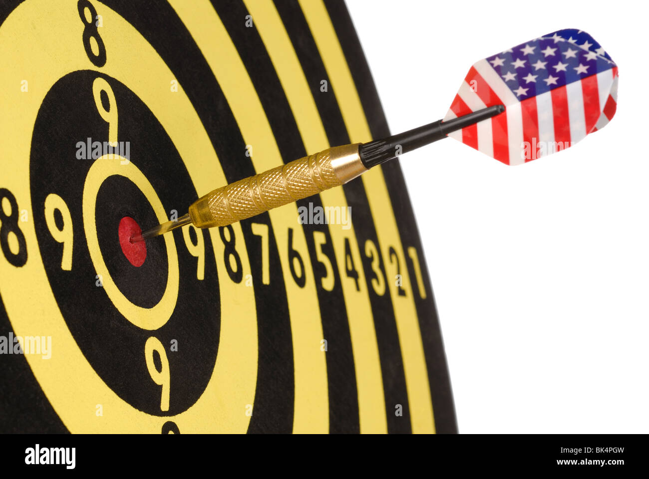 Target and Dart Stock Photo - Alamy