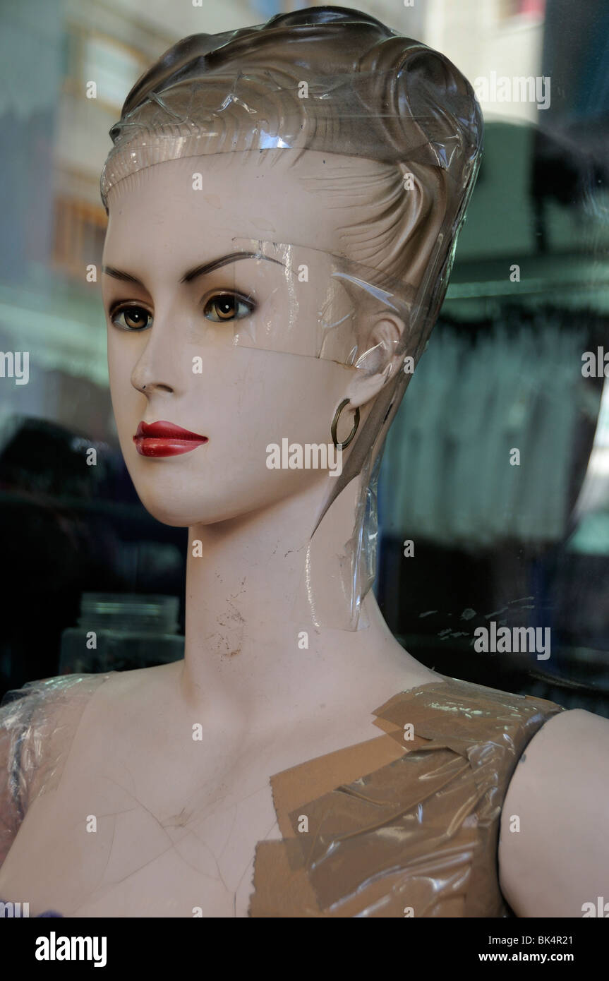 Display dummy with tape Stock Photo - Alamy