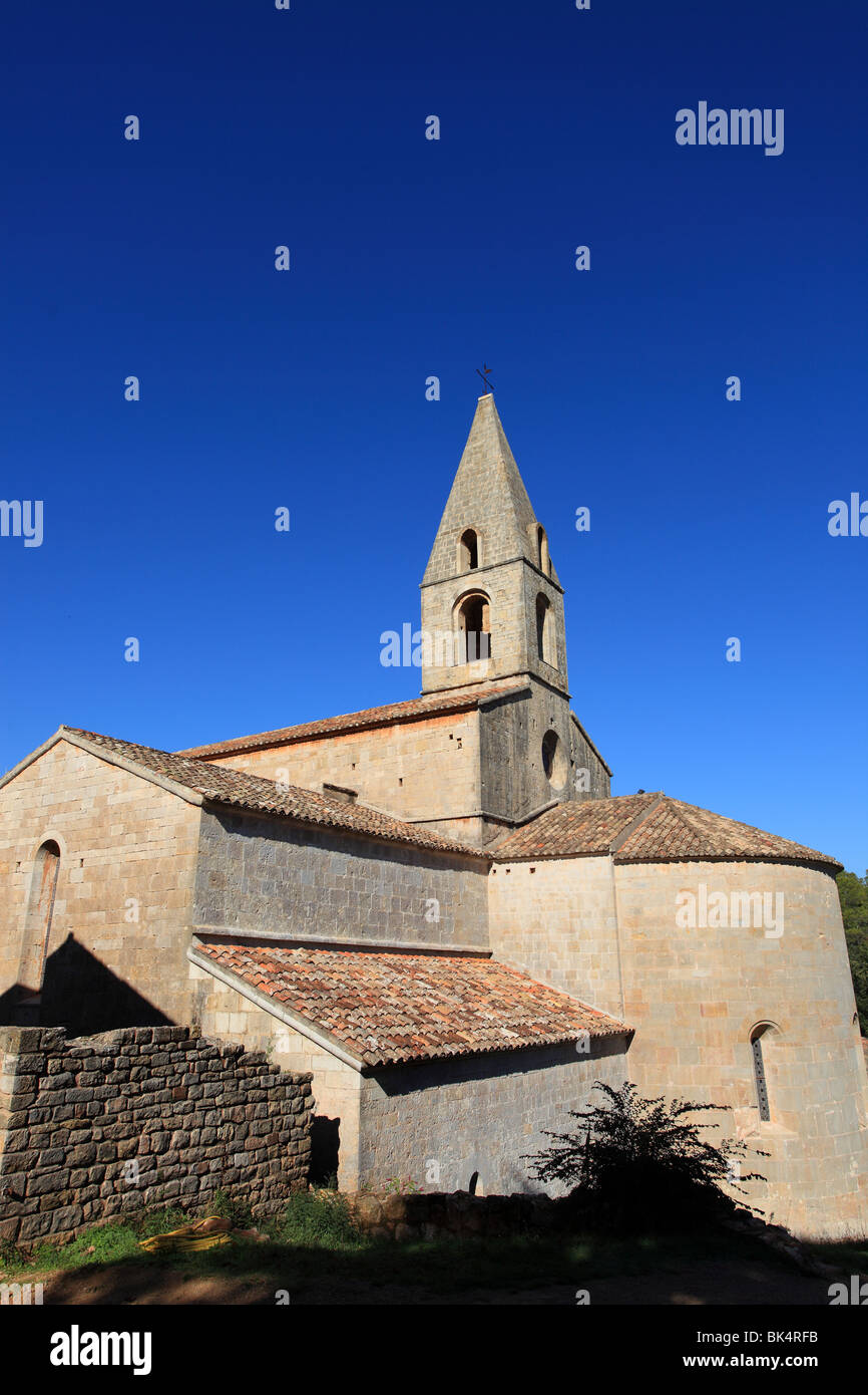 The Thoronet abbaye was built in the 12th century conserving the purest ...