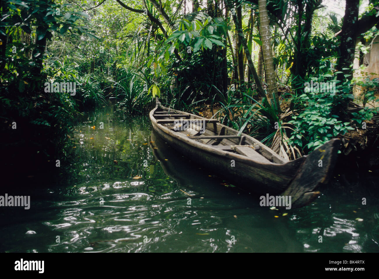 Overview of backwaters Stock Photo - Alamy