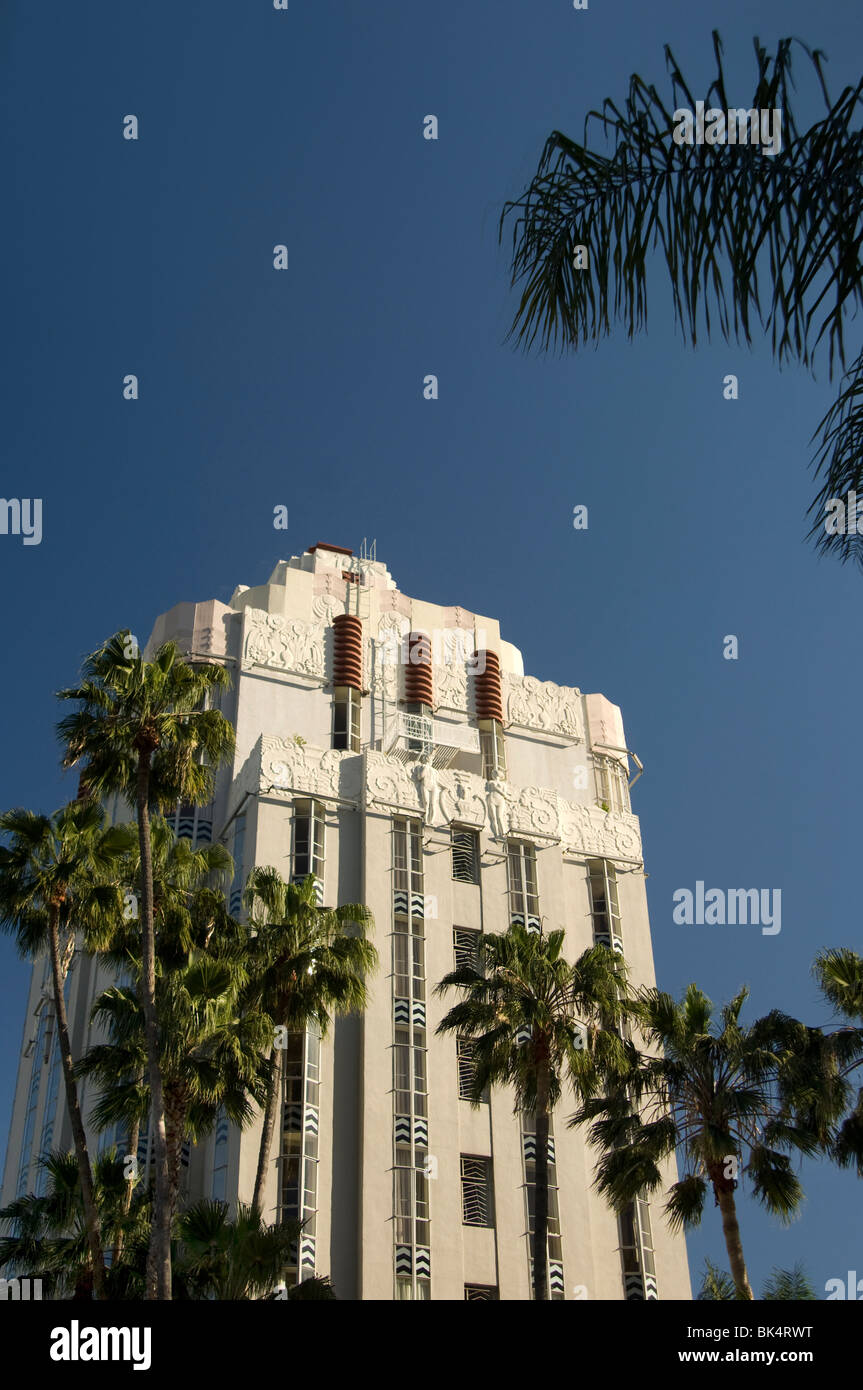 The Sunset Tower hotel on the Sunset strip in Los Angeles Stock Photo ...