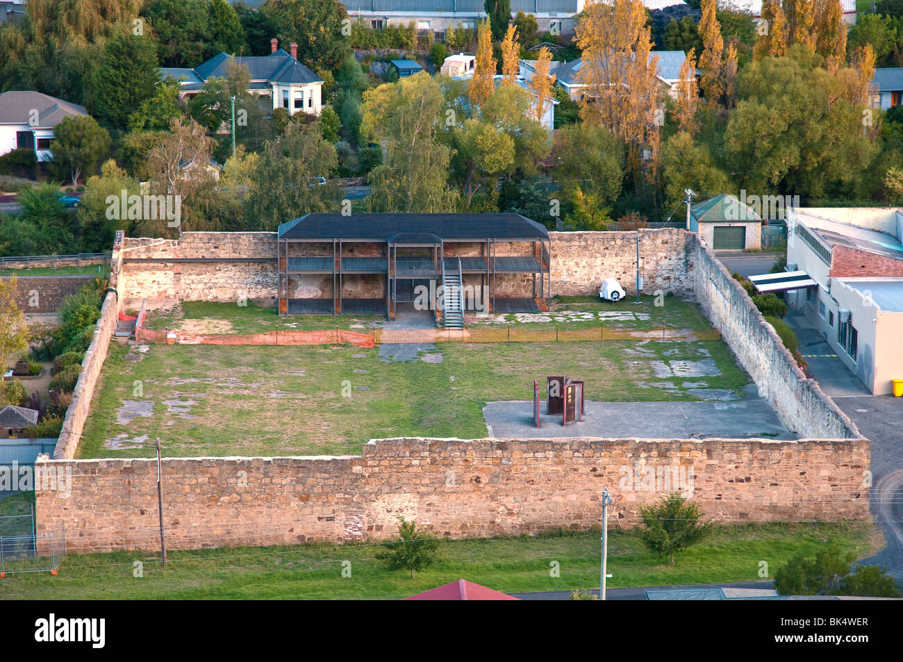 The ruins of the former women's prison known in the early days of the ...