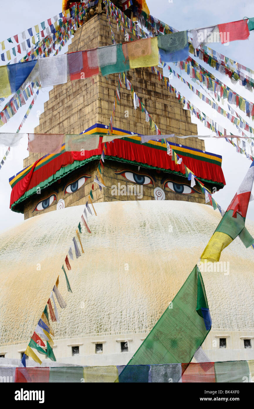 Bodhnath Stupa, UNESCO World Heritage Site, Kathmandu, Nepal, Asia ...