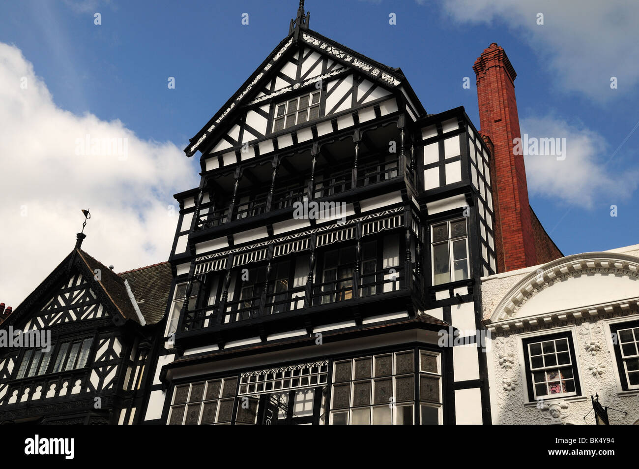 Half Timbered Tudor Buildings Eastgate Chester Cheshire England GB UK ...