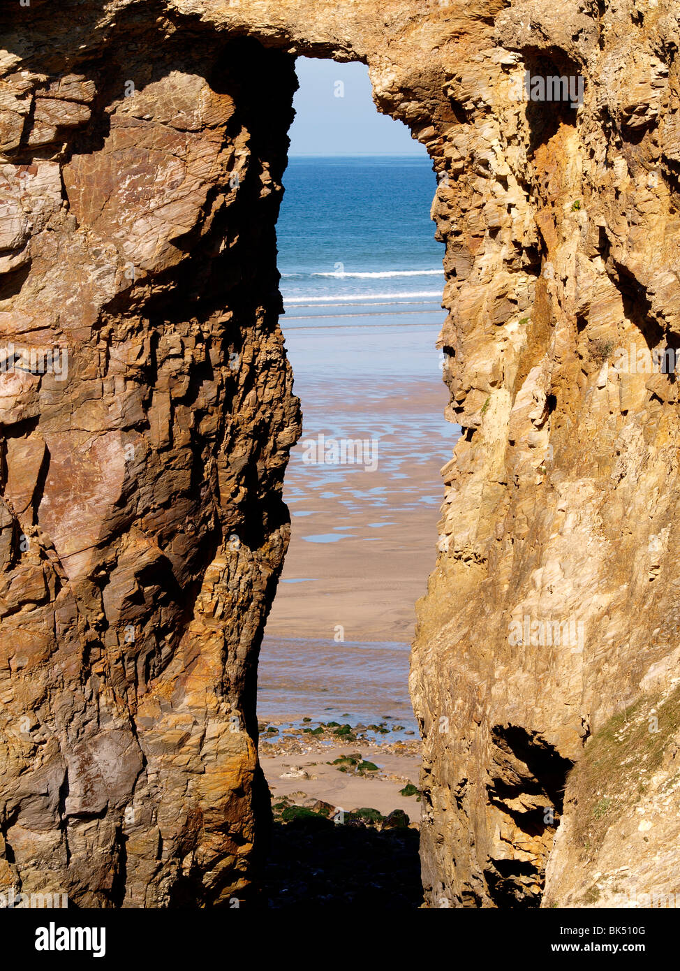 Secret cornwall beach hi-res stock photography and images - Alamy