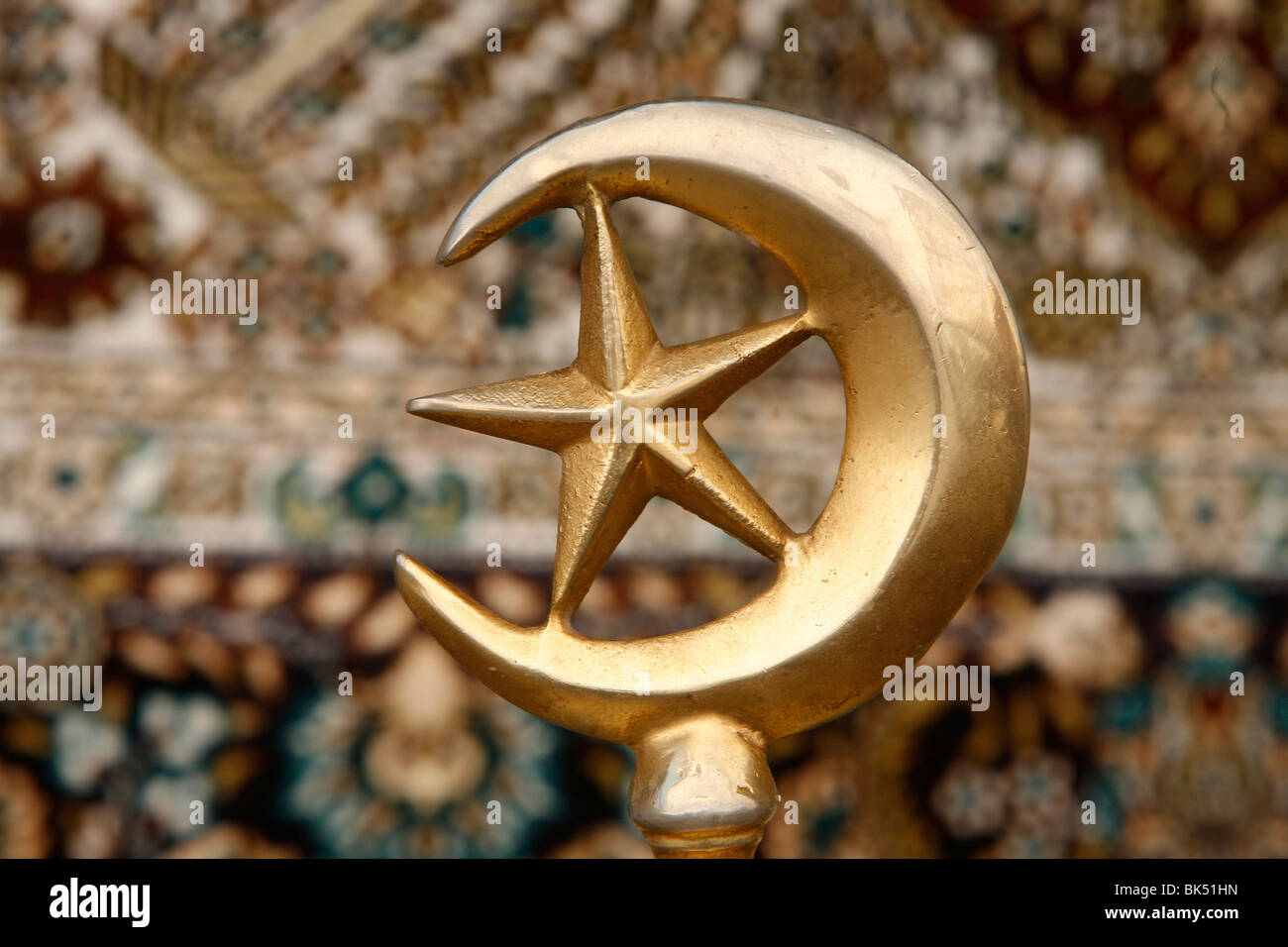 Muslim symbols, Jerusalem, Israel, Middle East Stock Photo - Alamy